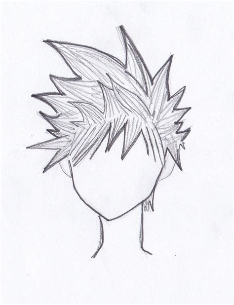 How To Draw Anime Male Hairstyles
