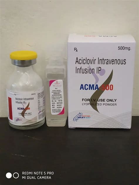 500 Mg Acyclovir Injection 2 Gm At ₹ 512piece In Bhopal Id 23899944530