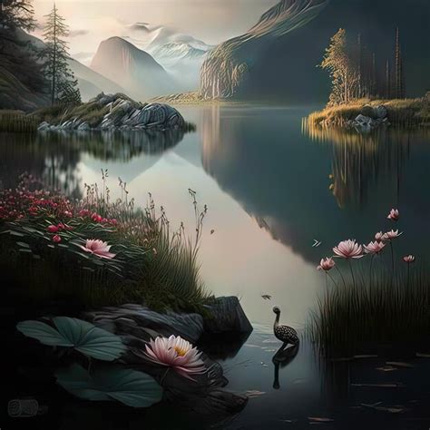 Premium Photo Beautiful Soothing Nature