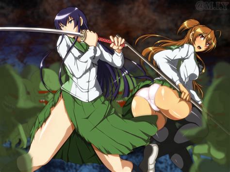 M I Y Busujima Saeko Miyamoto Rei Goblin Slayer Highschool Of The