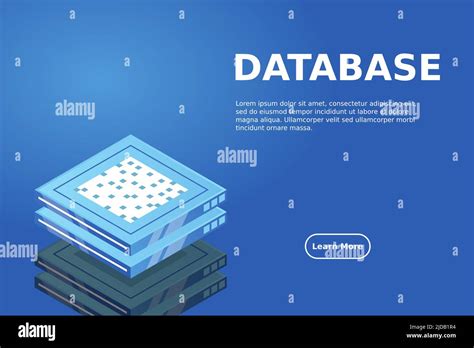Set Of Server Room Icons Data Center And Database Futuristic Data Processing Cloud Storage