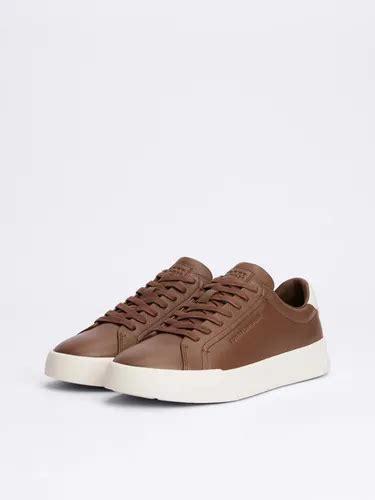 Tenis Cafe De En Piel Texturizada De Hombre Tommy Hilfiger Meses Sin