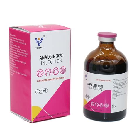 Veterinary Drug Good Price 30 Analgin Injection For Sheep Use