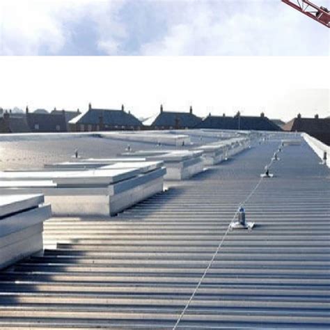 Fiberglass Industrial Precoated Roofing Sheeting Work At ₹ 140sq Ft In