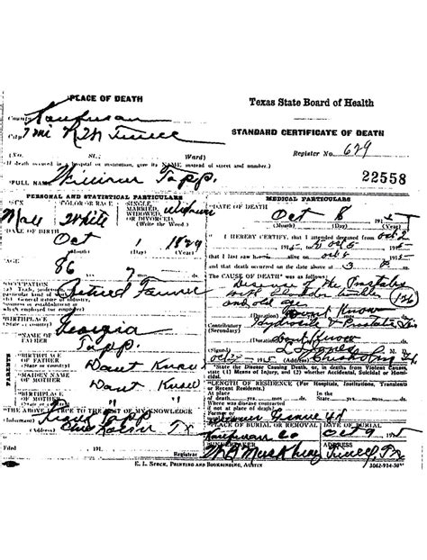 William M “ed” Tapp 1829 1915 Find A Grave Memorial