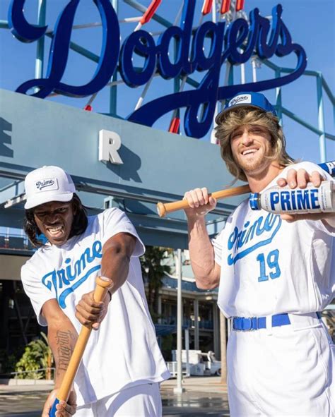 Logan Paul And Ksis Prime Named Official Sports Drink Of The Dodgers