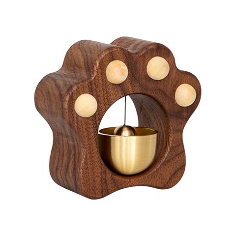 Brass Solid Wood Magnetic Doorbell Decorative Pendant Anti