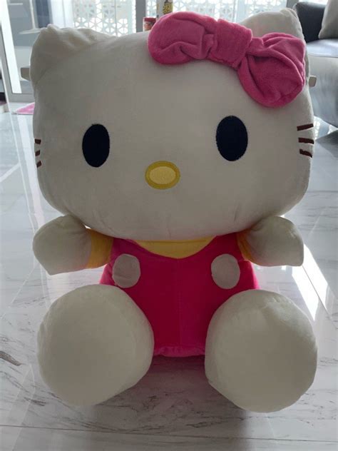 Giant Hello Kitty Stuff Doll Hobbies And Toys Toys And Games On Carousell