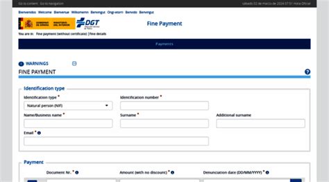 Multas Dgt Es Fine Payment Multas Dgt