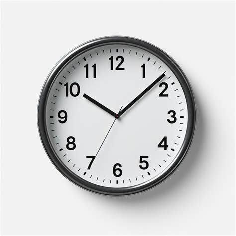 Premium Vector Gray Color Clock Gradient Vector White Background Isolate