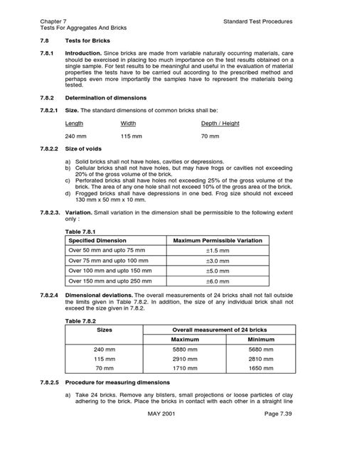 Specific Gravity Astm D 70 3 Pdf Brick Density