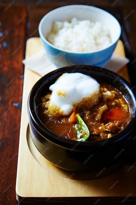 Premium Photo Beef Vegetable Curry And Rice