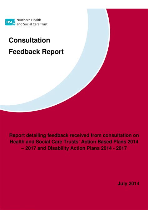 Consultation Report Template