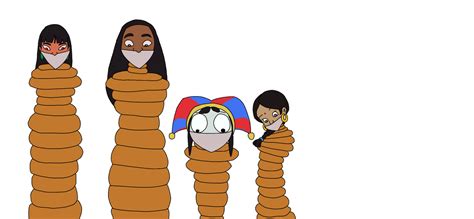 Chel Moana Pomni And Shanti Tied Up And Gagged By Almendare On Deviantart