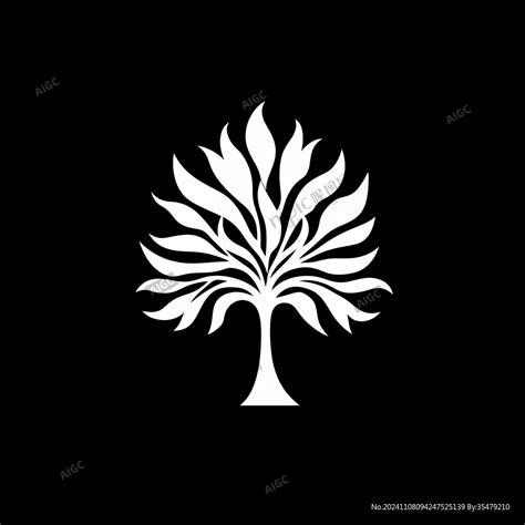 Ai创作图树形logo设计 树logo设计 树形logo 树元素logo 树标志设计 银杉树标志 树型logo 树logo标志 树logo