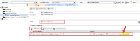 Announcing Our Dell Warranty Check Agent Procedure Virtual Administrator