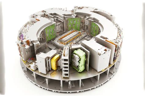 Internal Structure And Structure Of Nuclear Reactor For Production Of Atomic Energy Stock