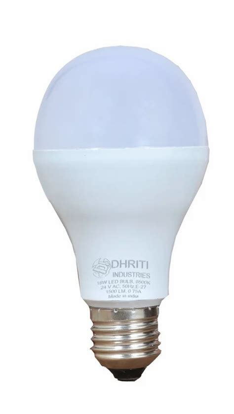 24v Ac Led Bulb 18watt E27 Cool Daylight 6500k At ₹ 325piece In