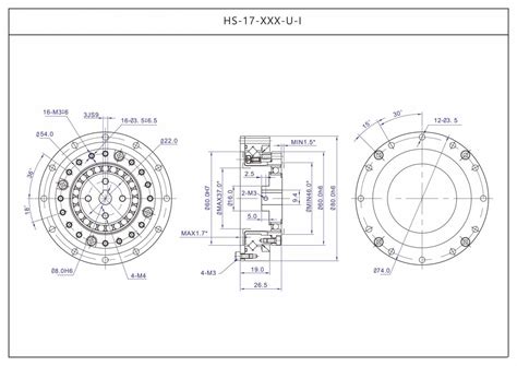 Редуктор волновой Hs 17 ЧПУ Мастер