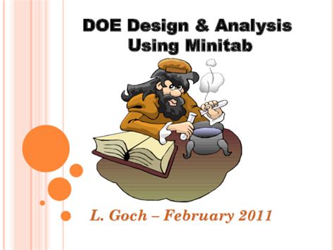 Ppt Doe Design And Analysis Using Minitab