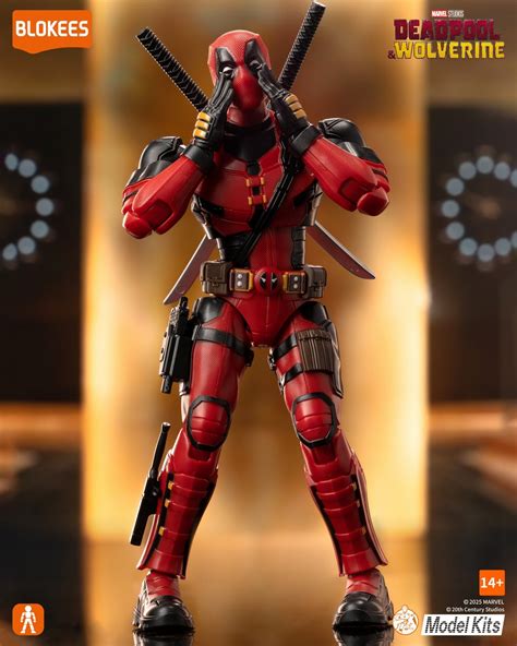 Blokees Marvel Deadpool And Wolverine Saga81116 Deadpool Model Kits Fi