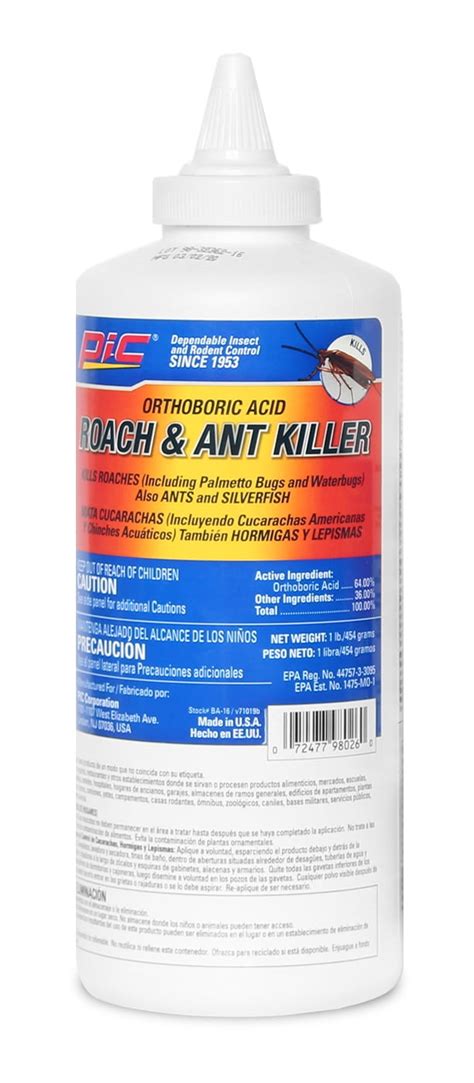 Pic Orthoboric Roach And Ant Killer For Hard To Reach Areas And Surfaces