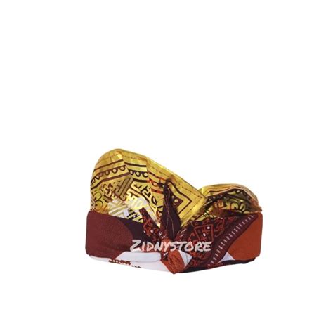 Jual Udeng Bali Udeng Jadi Udeng Dewasa Kotak Oren Shopee Indonesia