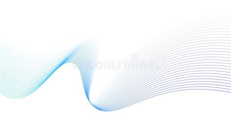 Gradient Wave Pattern On White Stock Illustration Illustration Of