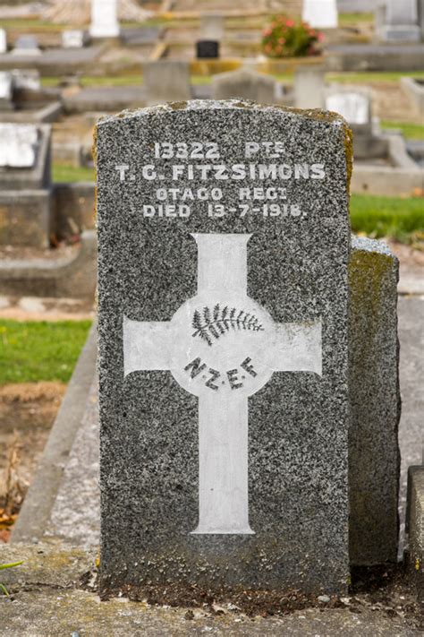 Thomas George Fitzsimons New Zealand War Graves Project