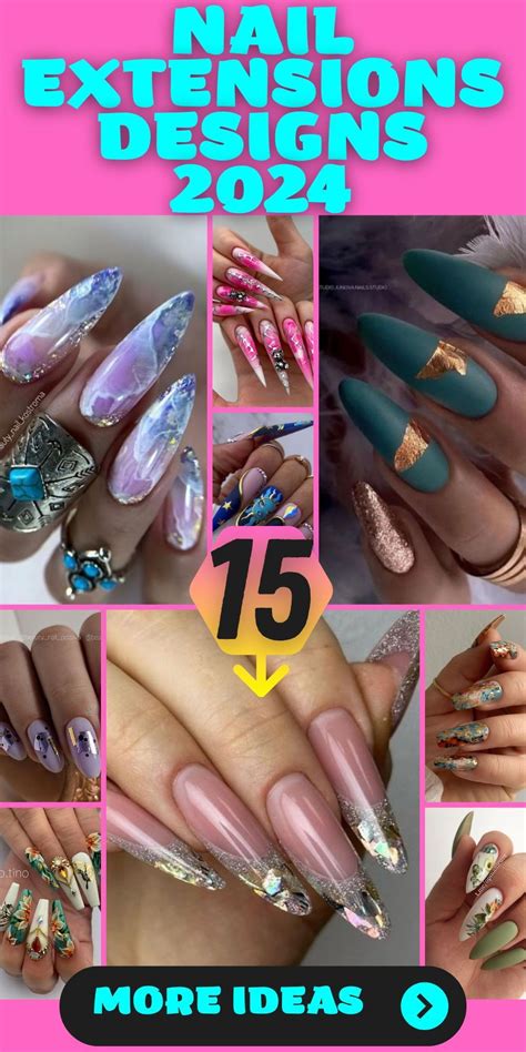 2024s Top Nail Extension Designs Trendy Classy And Wedding Styles