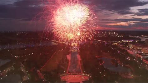 Joe Biden Watches Fourth Of July Fireworks Display In Washington Dc
