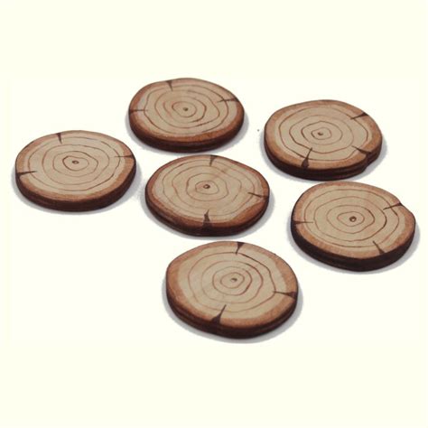 Miniature Log Slices 6 Pieces Good Shepherd Toys
