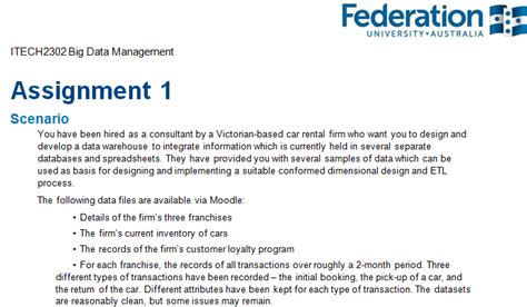 Itech2302 Big Data Management Assignment Help It Tutors