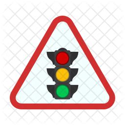 Traffic Signal Icon Download In Flat Style
