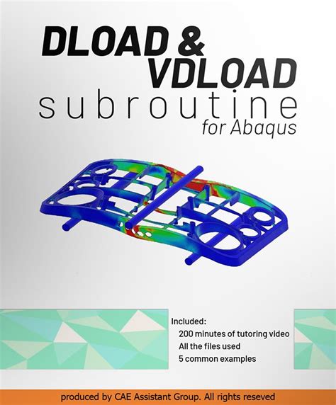 Abaqus Dload Subroutine And Vdload Subroutine Cae Assistant