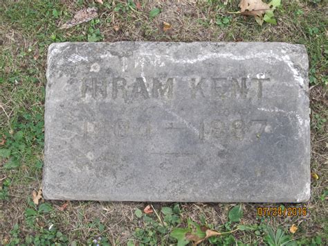Hiram Kent 1804 1887 Find A Grave Gedenkplek