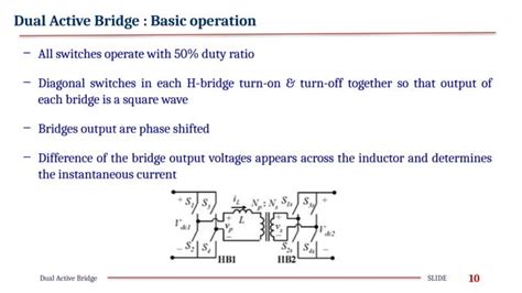 Dual Active Bridge Presentation File Eed Ppt