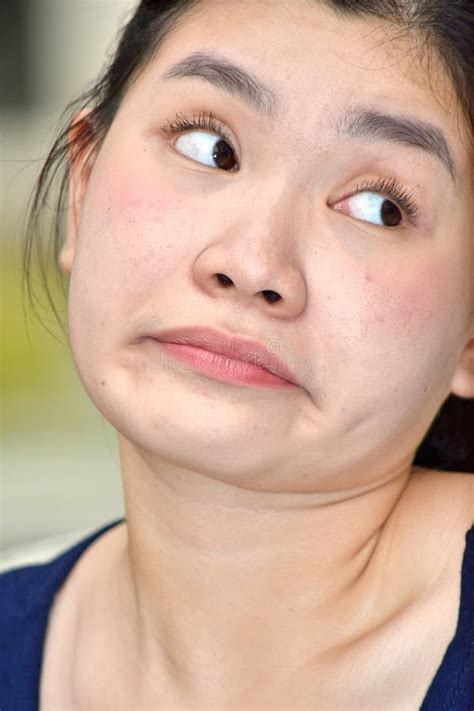 An Anxious Adult Female Stock Image Image Of Females 262307883