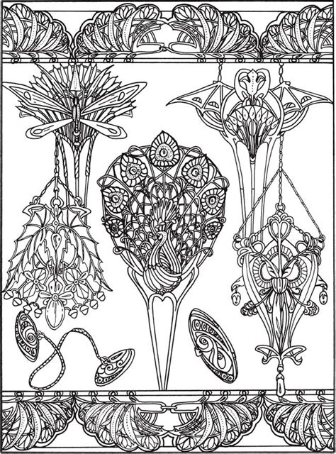 Art Nouveau Printable Designs