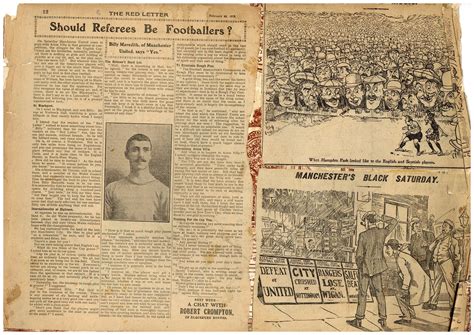 Inside Billy Merediths Scrapbook National Football Museum