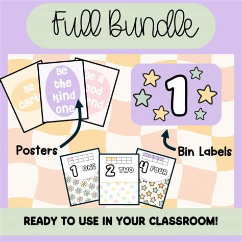 Pastel Classroom Decor Bundle Editable Useful Resources Tpt