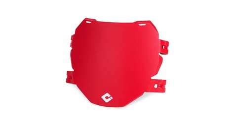 Odi Dh E Mtb Number Plate For Use With Triple Crown Forks Red 64