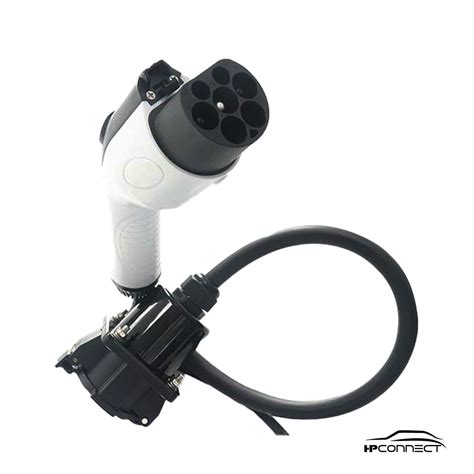 Gbt Ac Adapter 32a 7kw Type1 Gb T Ev Cable Plug To Saej1772 Socket Charging Adapter For Car