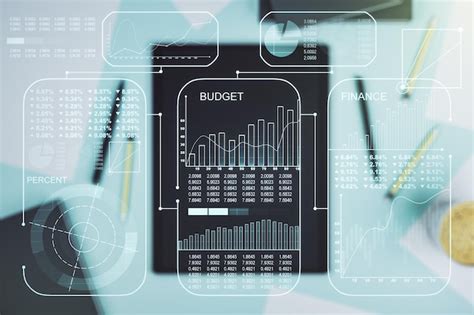 Premium Photo Abstract Creative Analytics Data Spreadsheet And Modern