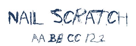 Scratch Font Yang Populer