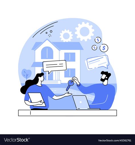 Leasing Service Isolated Cartoon Royalty Free Vector Image