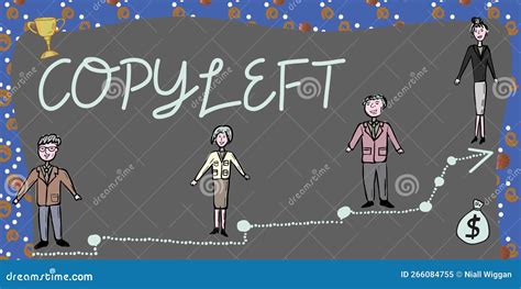 Handwriting Text Copyleft Word For The Right To Freely Use Modify