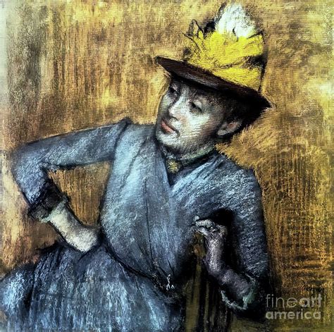 Portrait Of A Woman By Edgar Degas 1887 Painting By Edgar Degas Fine