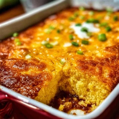 Chili Cornbread Bake