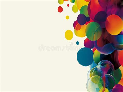 Constructing A Random Pattern Via A Chatbot And Bubble Template Stock